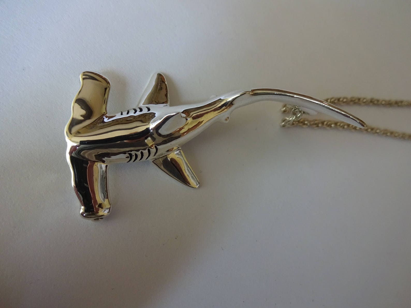 Large HAMMERHEAD SHARK Pendant on Sale Gifts for Her Shark - Etsy