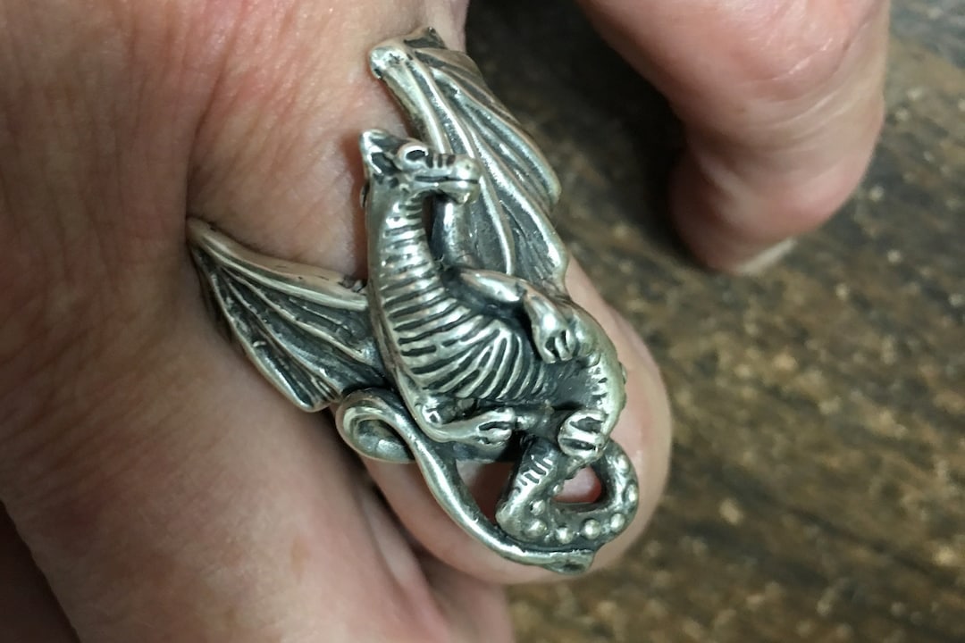 MERLINS DRAGON RING Dragon Jewelry, Dragonrings, Mans Ring, Womans Ring ...