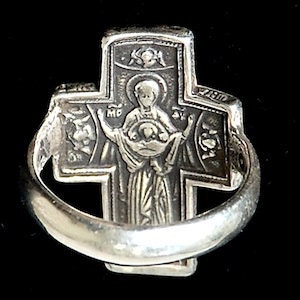 Russian ORTHODOX Cross Ring, Greek Orthodox Cross, Mens Ring, Womans ...