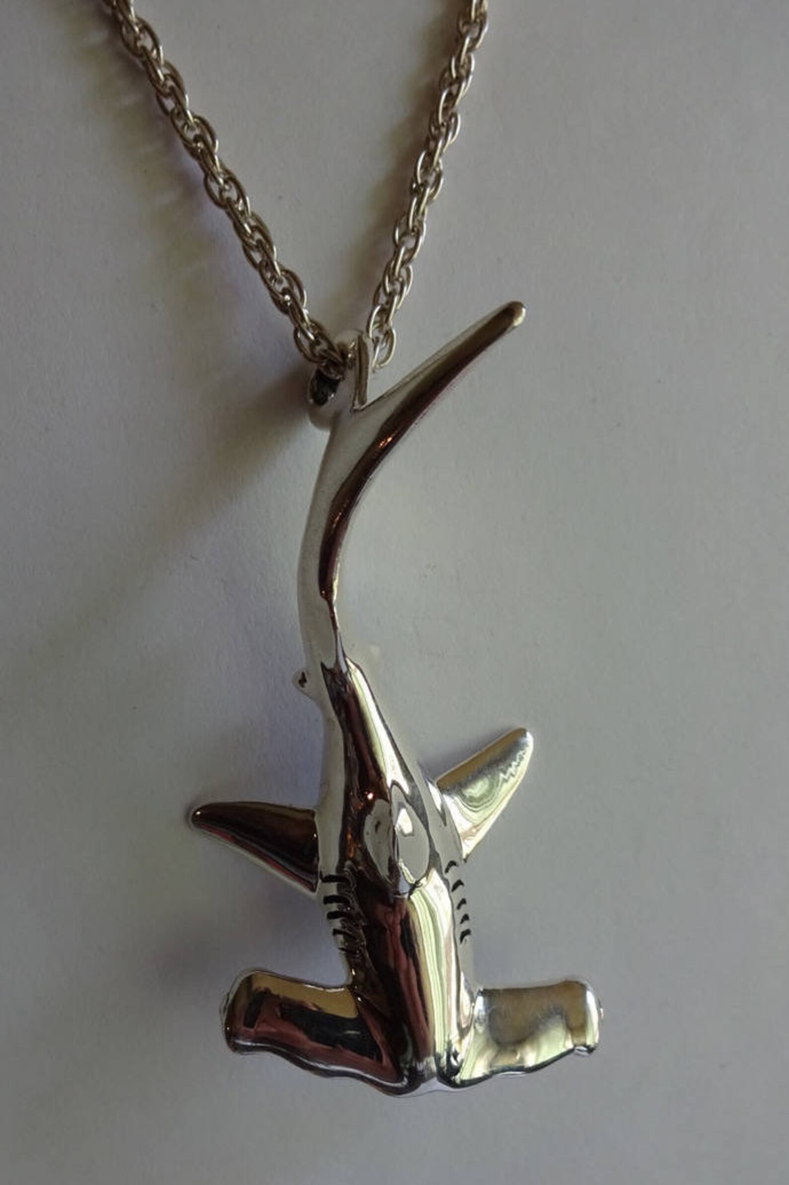 Large HAMMERHEAD SHARK Pendant on Sale Gifts for Her Shark - Etsy