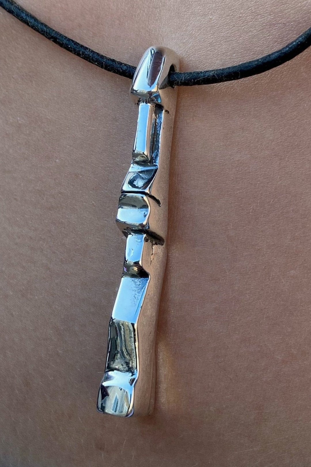 EASTER ISLAND PENDANT Tiki, Tiki Necklace, Idol, Tiki Jewelry, Hawaiian ...