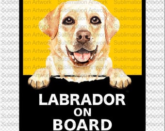 Labrador on Board - Etsy