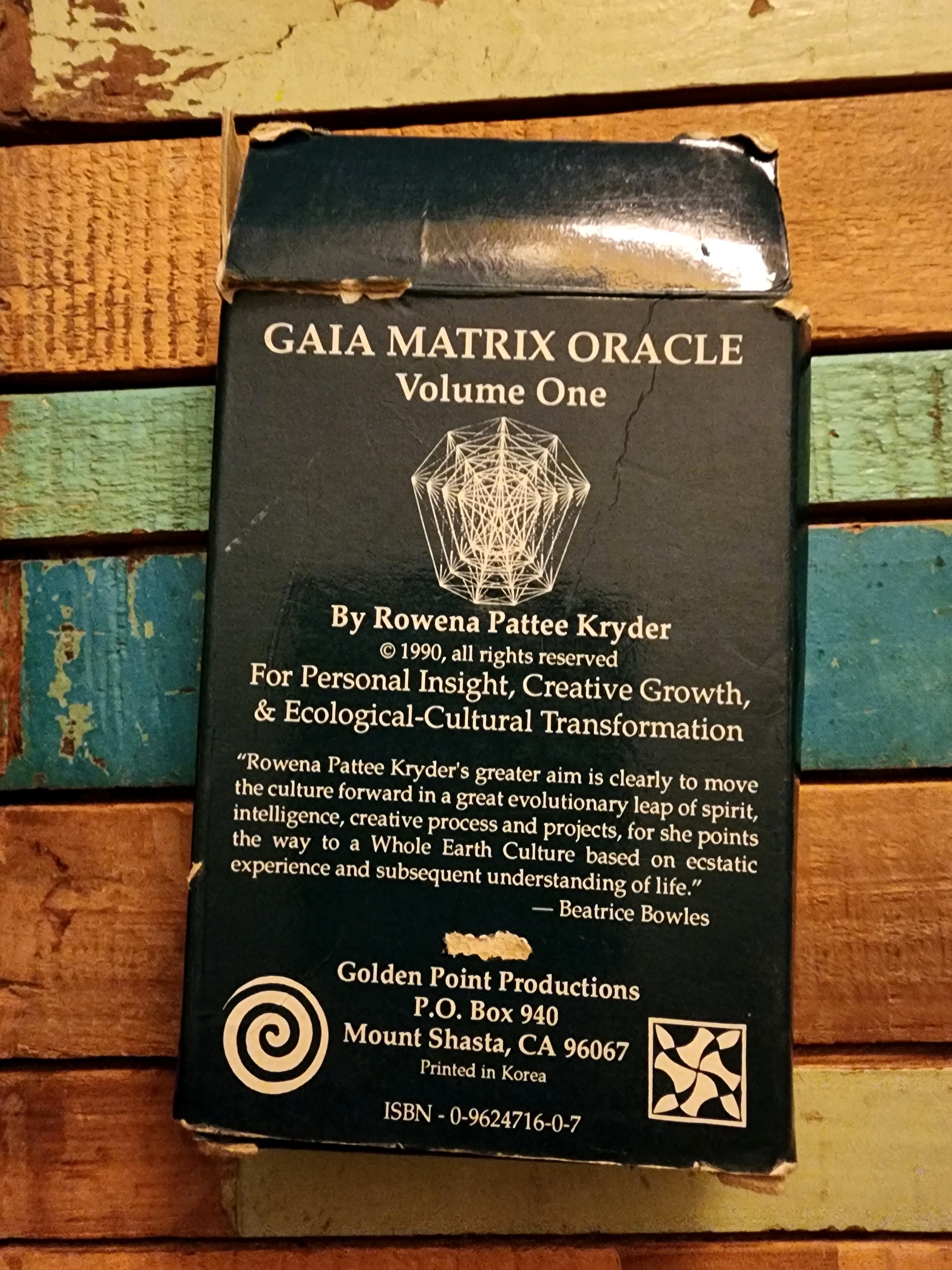 Gaia Matrix Oracle Volume 1: World, Major Arcana, and Symbols Rowena ...