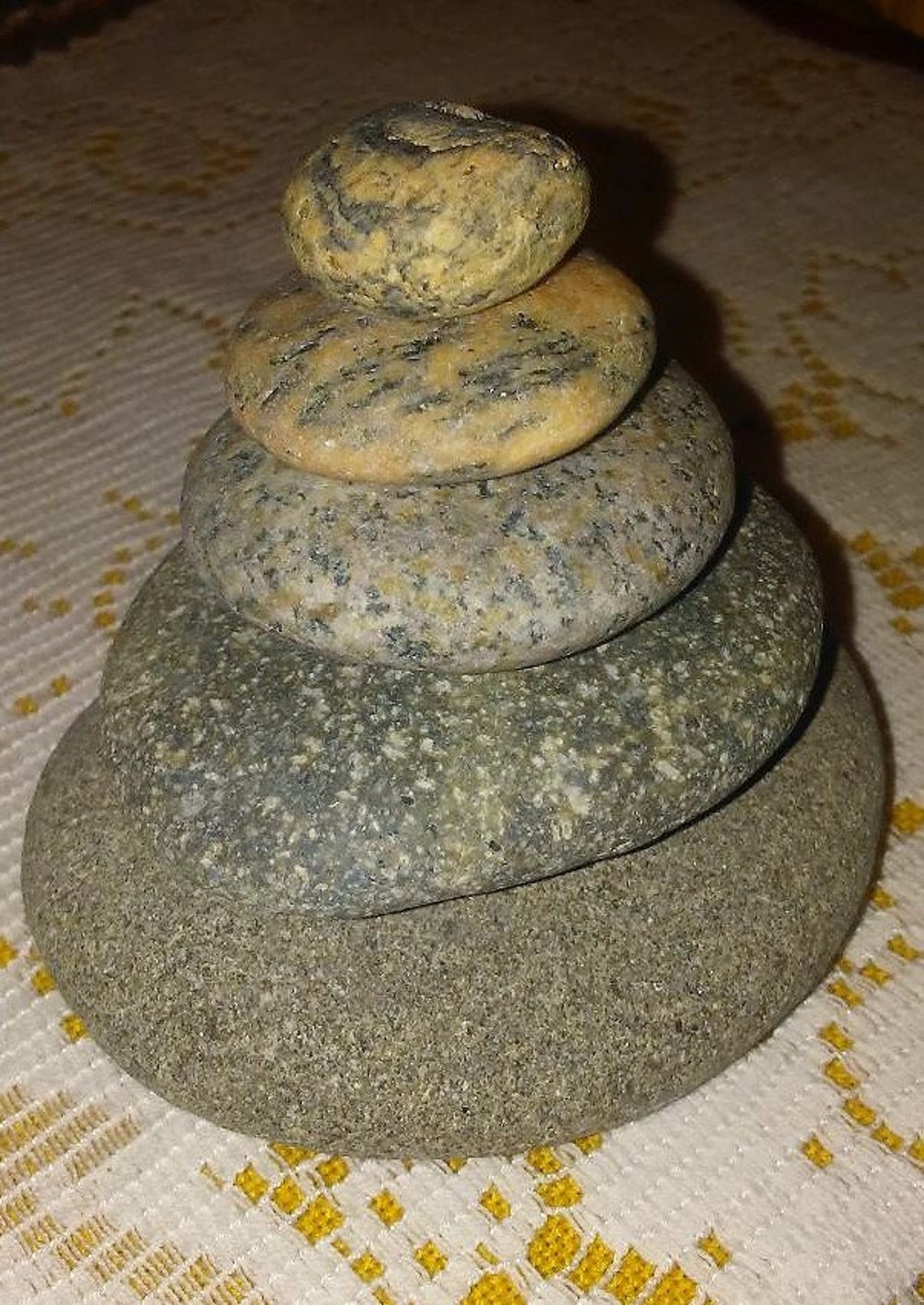 Beautiful Natural Beach Stone Stack 5 Graduated Ocean Rocks - Etsy