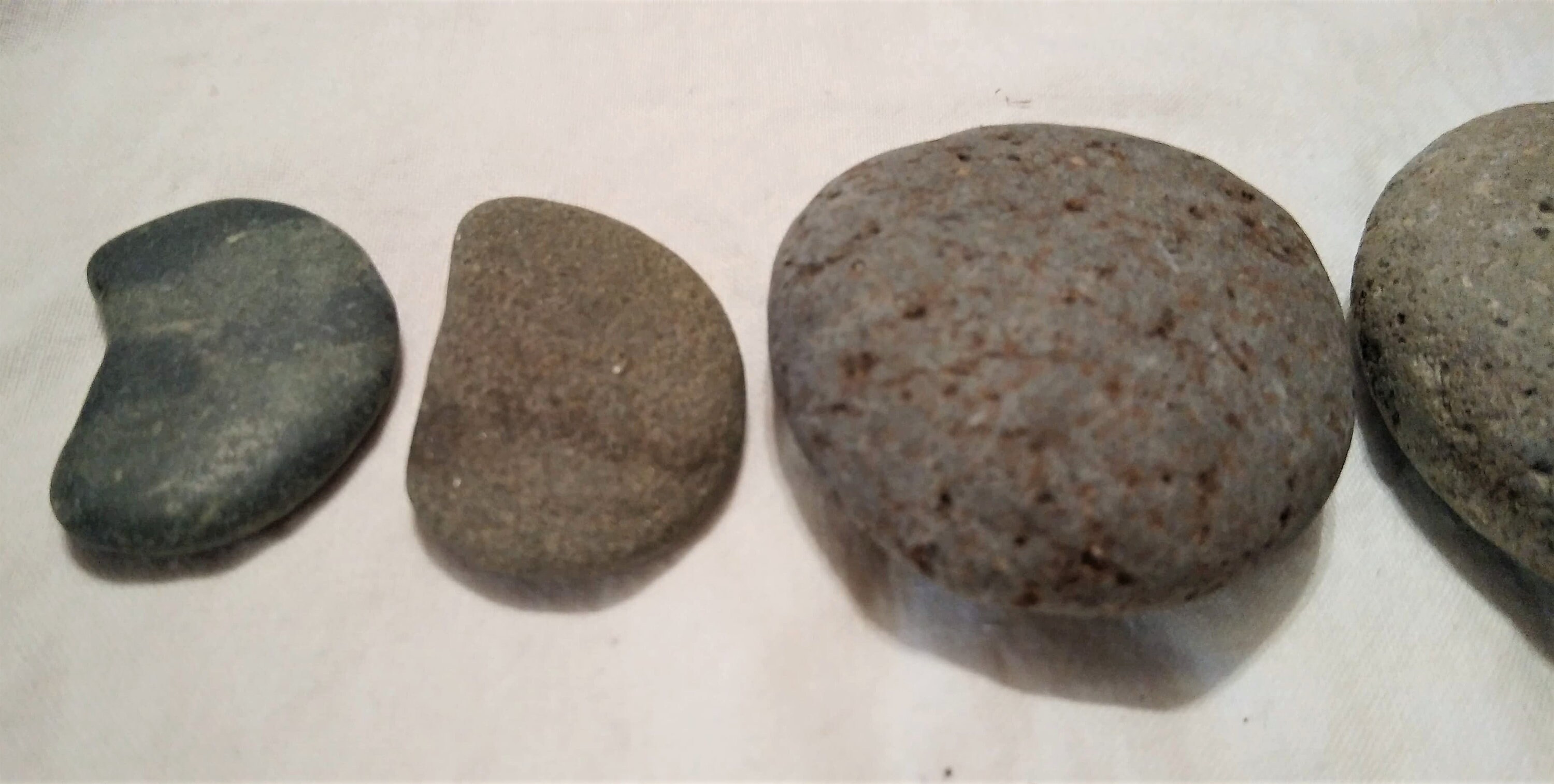 MOON PHASES Natural Beach Stones Moon Shapes Celestial Art Luna Love ...