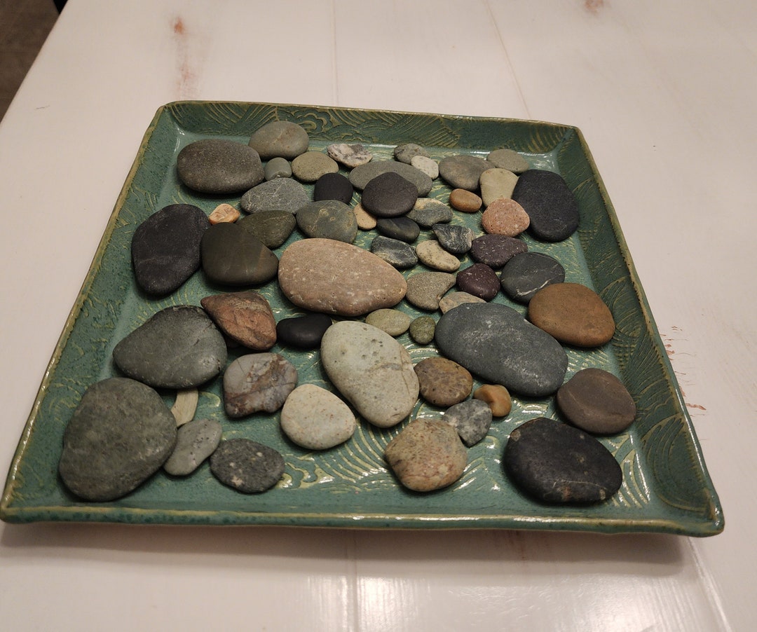 50 Natural Beach Stones for Ocean Art Jewelry Making Mosaic Beach Home ...