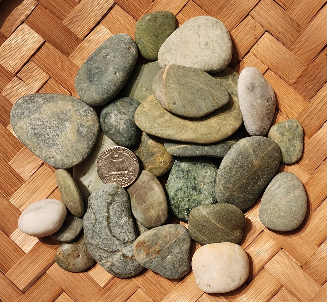 25 Ocean Stones Natural Zen Beach Homes Spa Alter Garden - Etsy