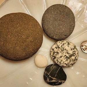 Unique Beach Stone Stack 5 Natural Ocean Rocks Zen Garden Art Sculpture ...
