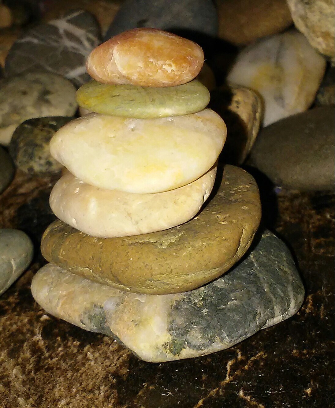 Pretty Triangular Beach Stone Stack 6 Natural Ocean Rocks Zen - Etsy UK