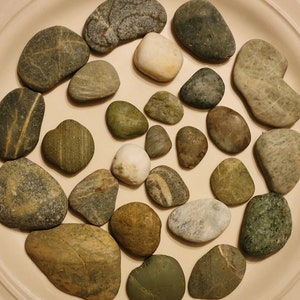 25 Ocean Stones Natural Zen Beach Homes Spa Alter Garden Birdbath ...