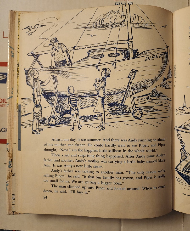 PIPER the Sailboat That Came Back by Osmond Molarsky Illustrated by ...