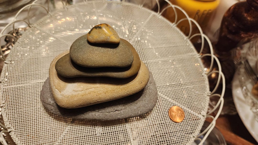 Awesome 5 Natural Sea Stone Stack I Love the Beachiness of Some of ...