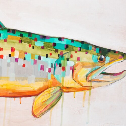STEELHEAD TROUT Archival Print of Original Fish Painting - Etsy