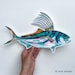 ROOSTER FISH, Vinyl Sticker, Fish Art, Decal - Etsy