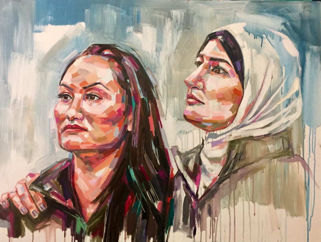 Women's March, Fine Art Print of Original Oil Painting - Etsy