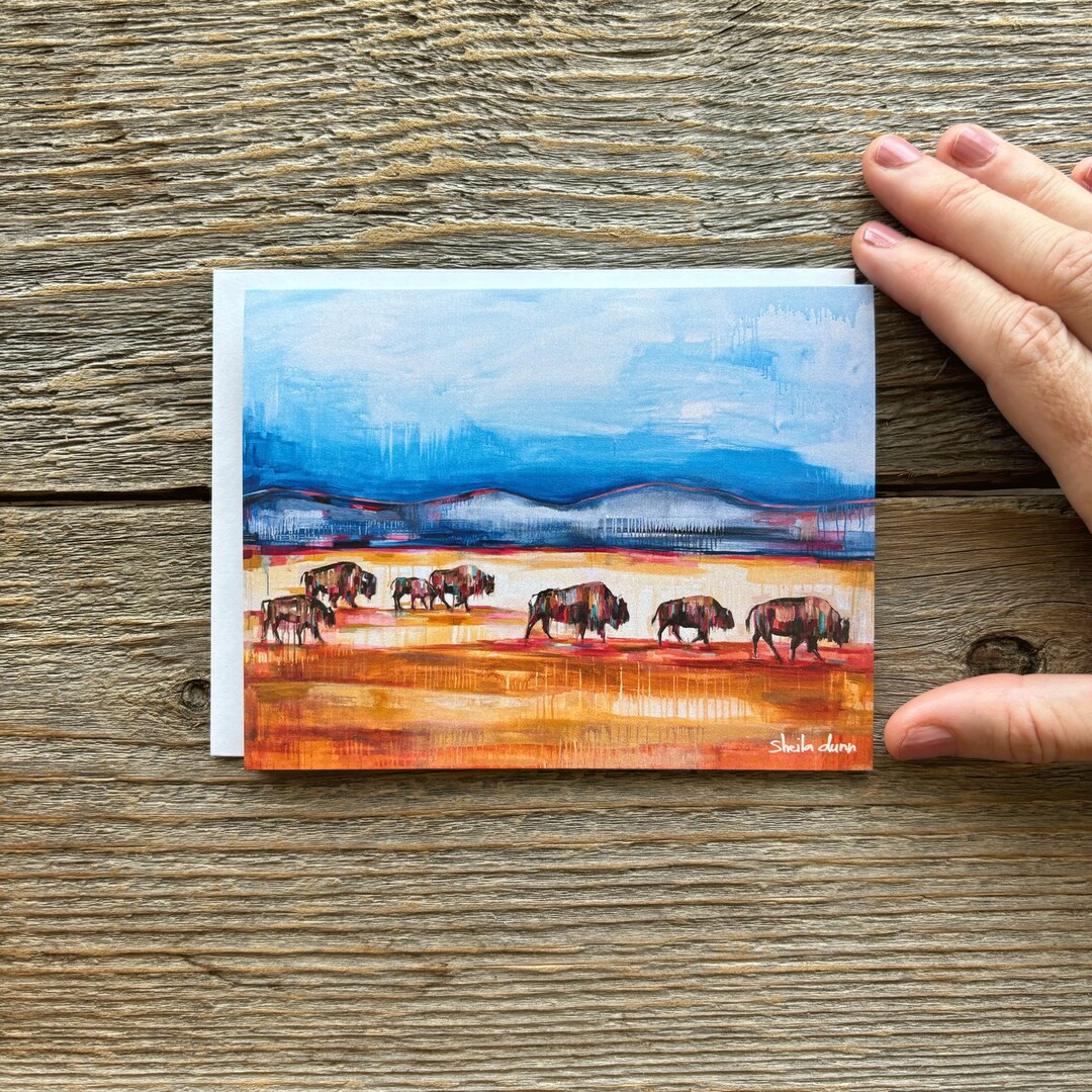 Greeting Card of the Migration Painting - Etsy