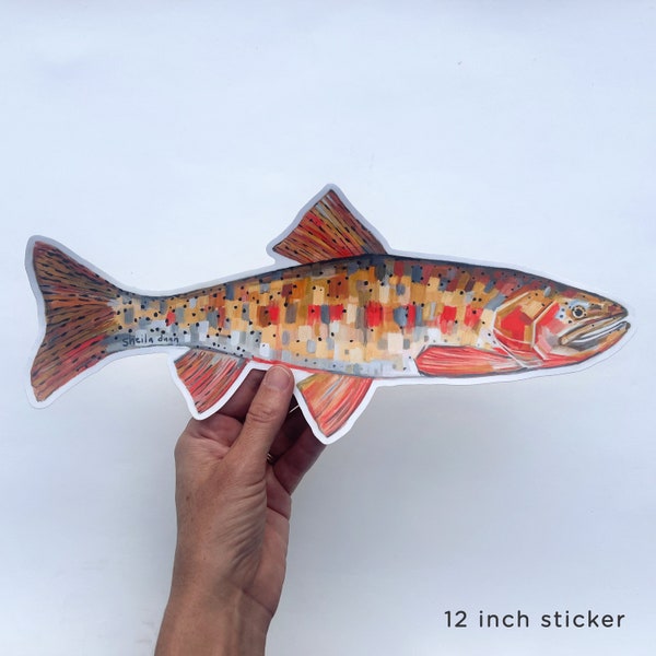 Cutthroat Trout Art - Etsy