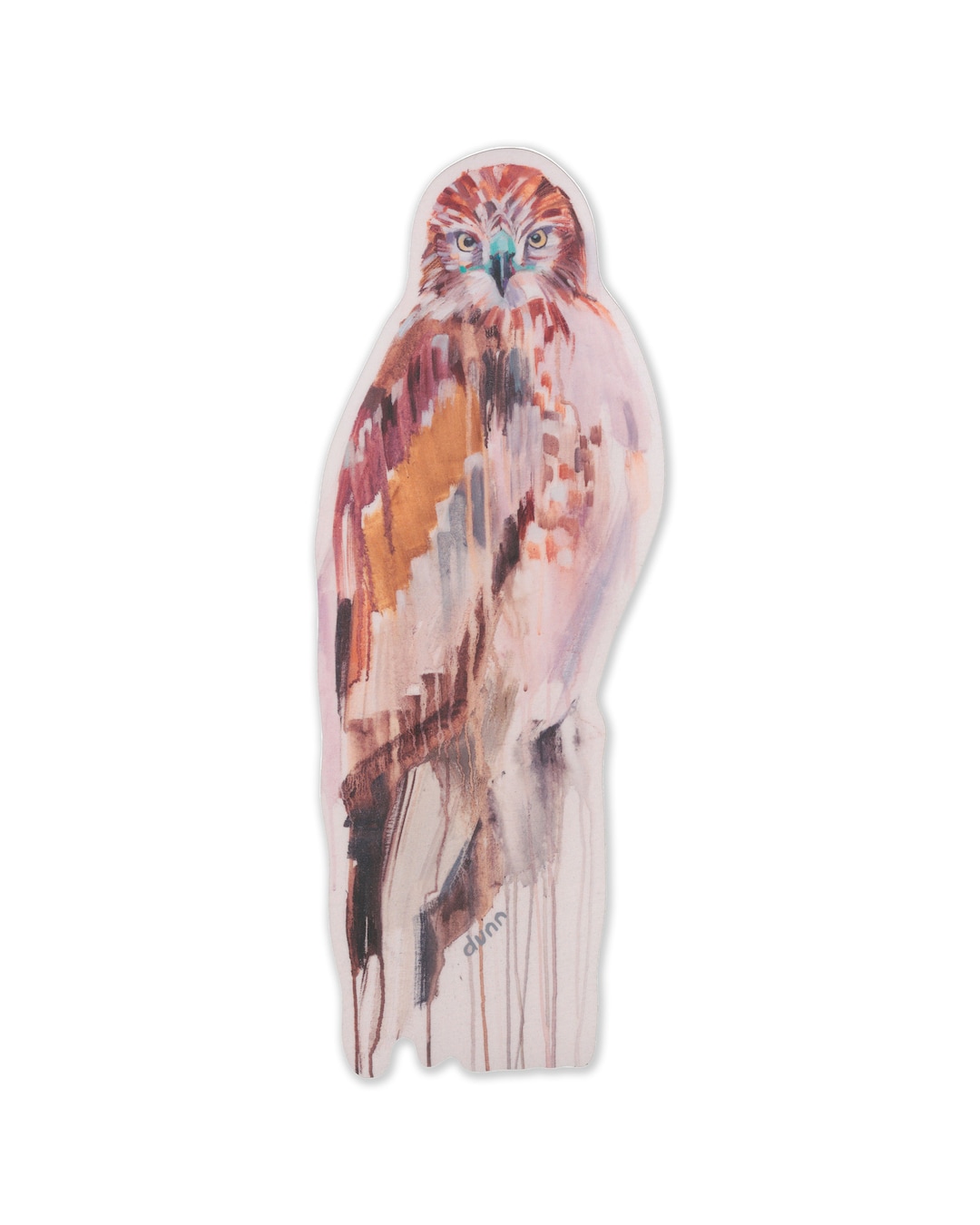 RED-TAILED HAWK - Durable Vinyl Sticker, Waterproof, Uv Resistant Decal ...