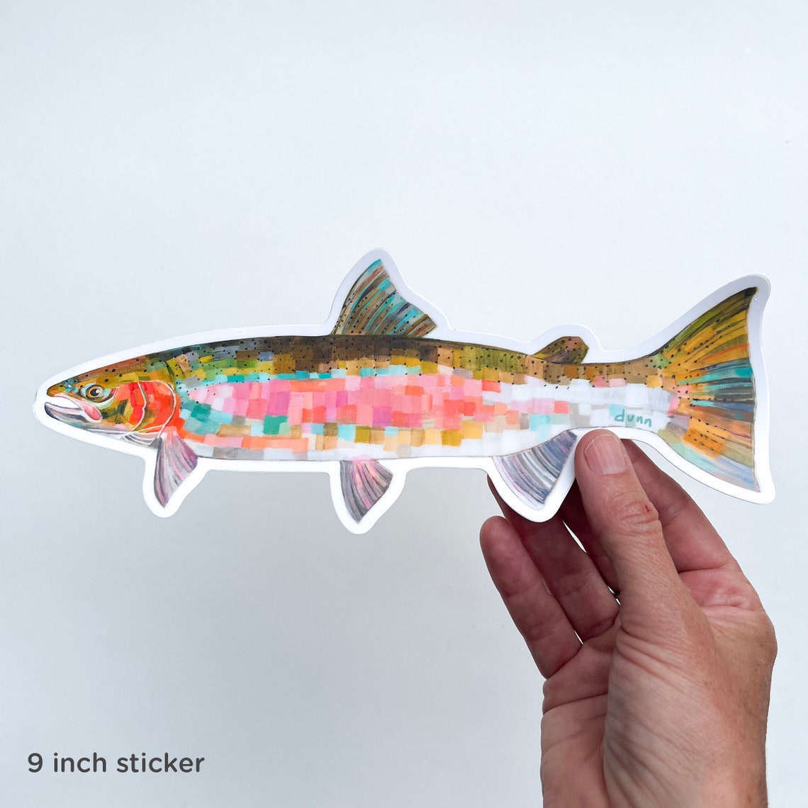 STEELHEAD TROUT Vinyl Sticker Fish Art Decal - Etsy