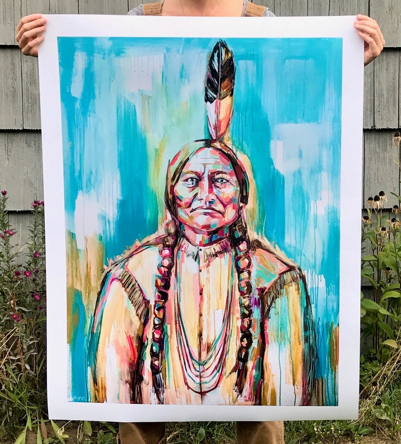 Sitting Bull Giclee Art Print | Etsy