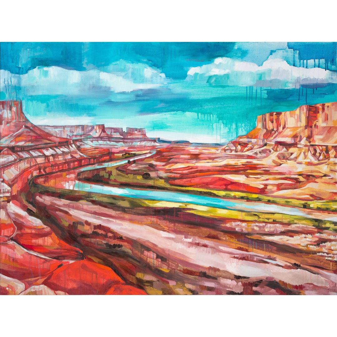 Canyonlands - Archival Ink Print of Original Utah Landscape Painting - Etsy