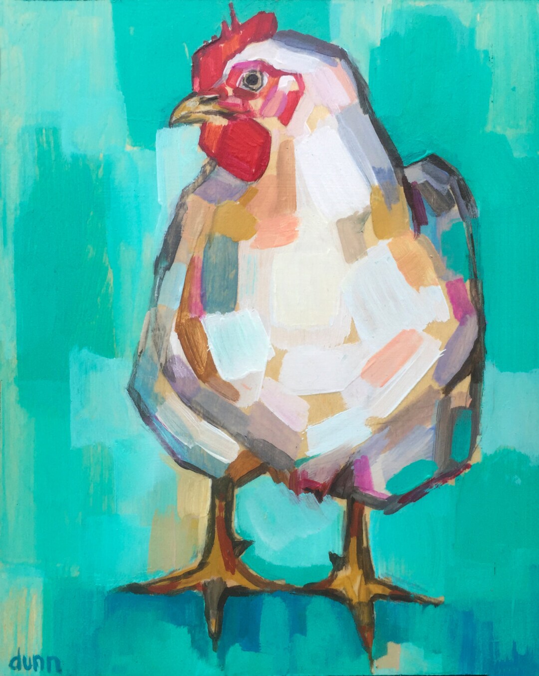 HEN Archival Ink Print of Original Painting - Etsy