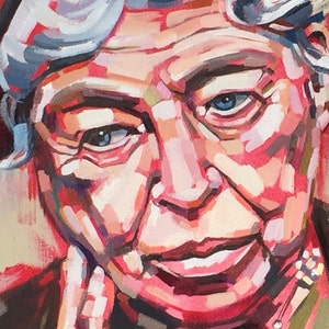 Eleanor Roosevelt, Hand Signed Fine Art Print of Original Oil Painting ...