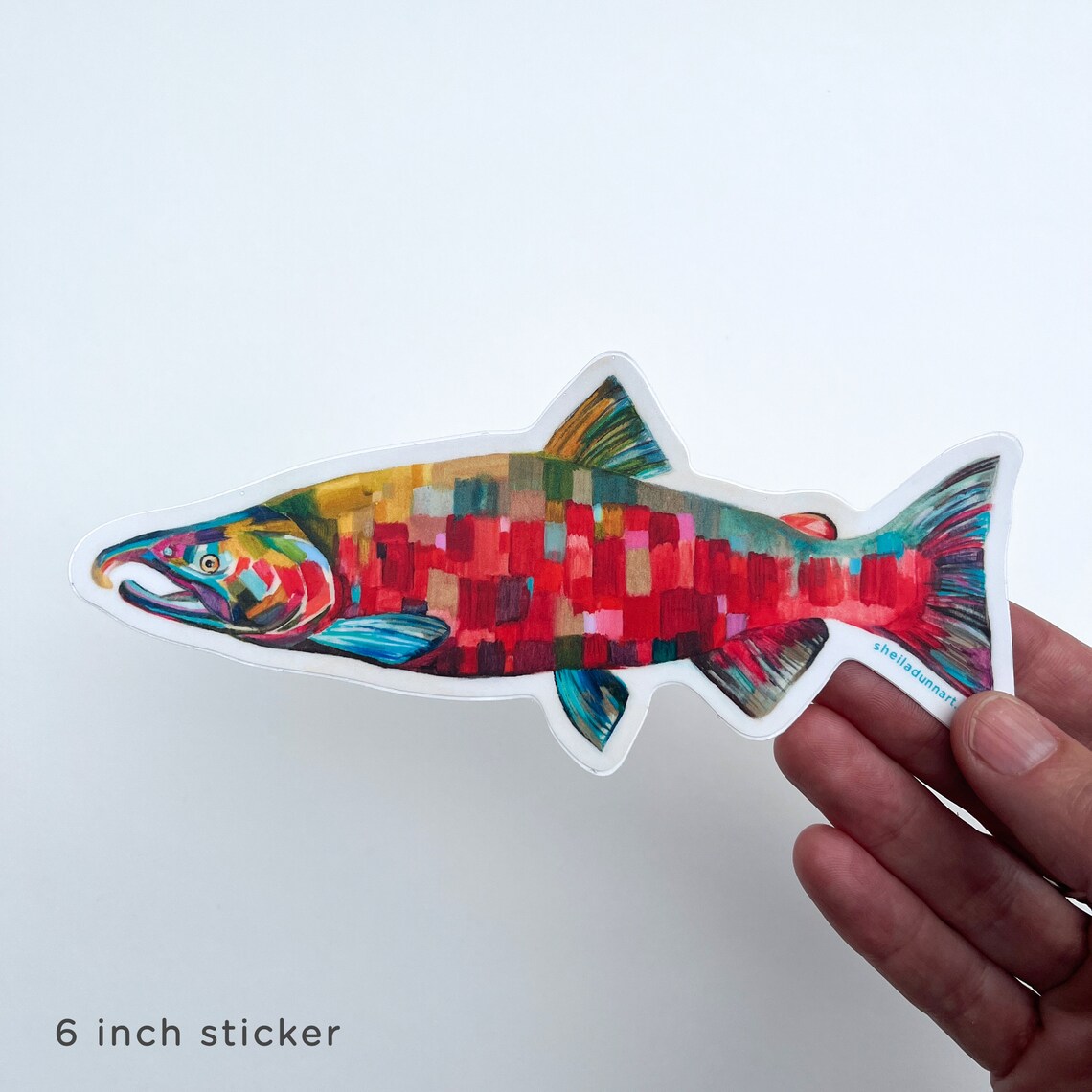 COHO SALMON Vinyl Sticker Fish Art - Etsy