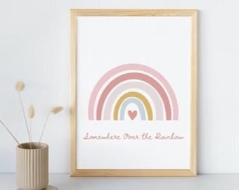 Rainbow Print - Download and Print Yourself - Somewhere Over the ...