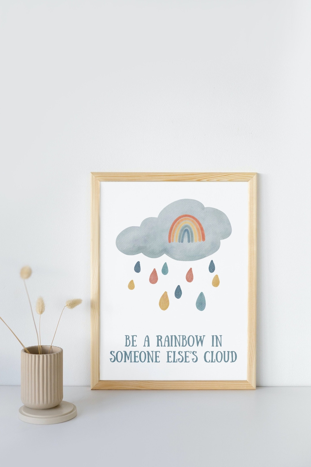 Be a Rainbow in Someone Else’s Cloud Digital Print - Etsy