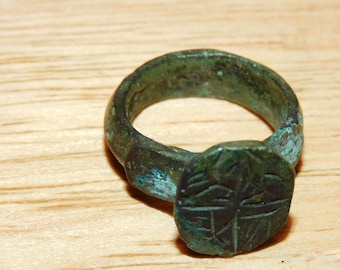 1200s Antique Medieval Knights Cross Ring Vintage Mens Jewelry - Etsy