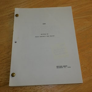 1997 Heath Ledger ROAR Production Used Television Show Script - Pilot ...
