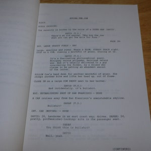 2002 Movie Script Buying the Cow Alyssa Milano , Ryan Reynolds, Jerry O ...