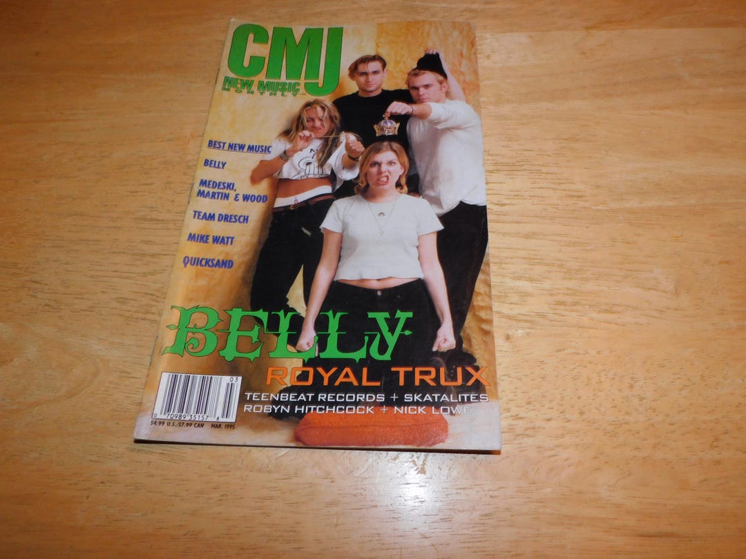 1995 CMJ Magazine Belly, Quicksand, Mike Watt, Skatalites Vintage 90s ...