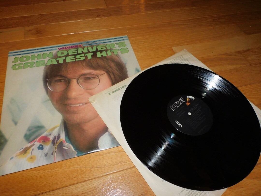 John Denver 1977 Greatest Hits Vinyl LP Record Vintage 70s - Etsy