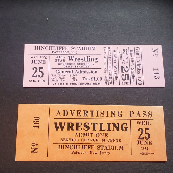 Wwe Wrestling Tickets - Etsy