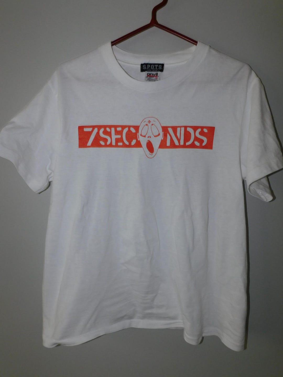 Vintage 7 SECONDS T Shirt - Early 90s - Punk Hardcore Band Tour - Etsy