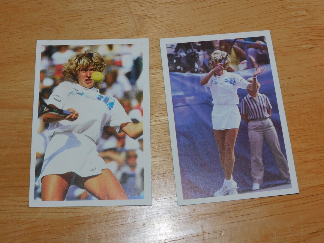 1986 Steffi Graff Rookie Trading Card Lot Tennis Legend GOAT Vintage ...