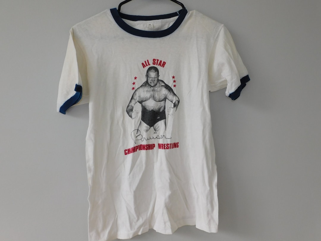 1970s Dick the Bruiser Wrestling T Shirt Vintage 70s Wwf Nwa Awa ...