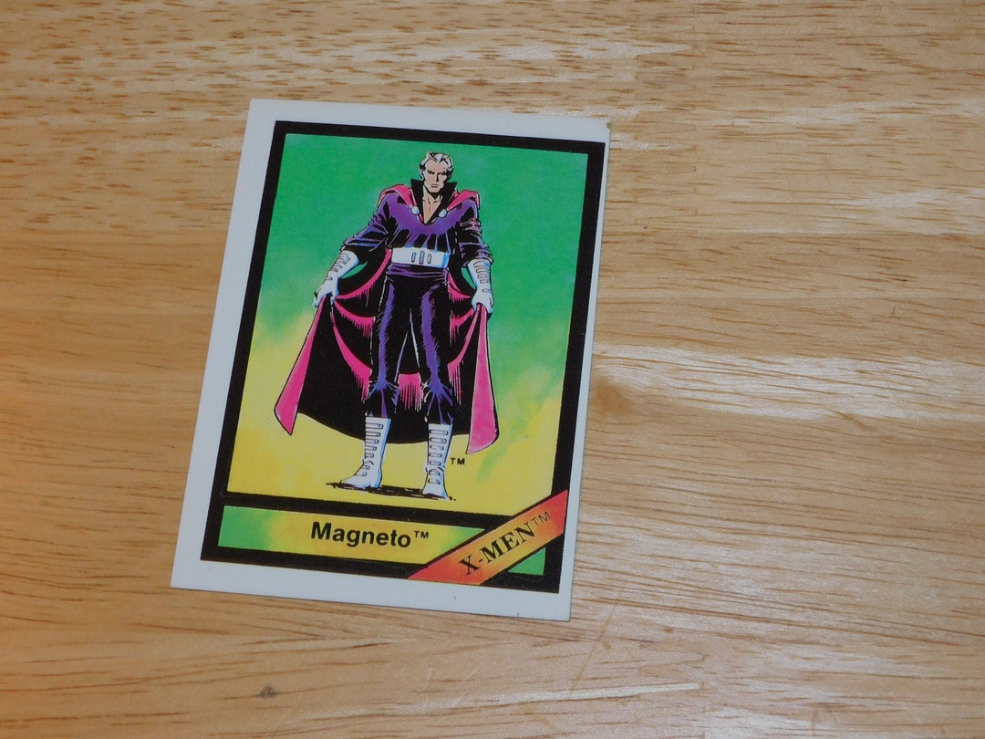 1987 Magneto ROOKIE CARD Marvel Universe I Vintage 80s X-men Comics ...