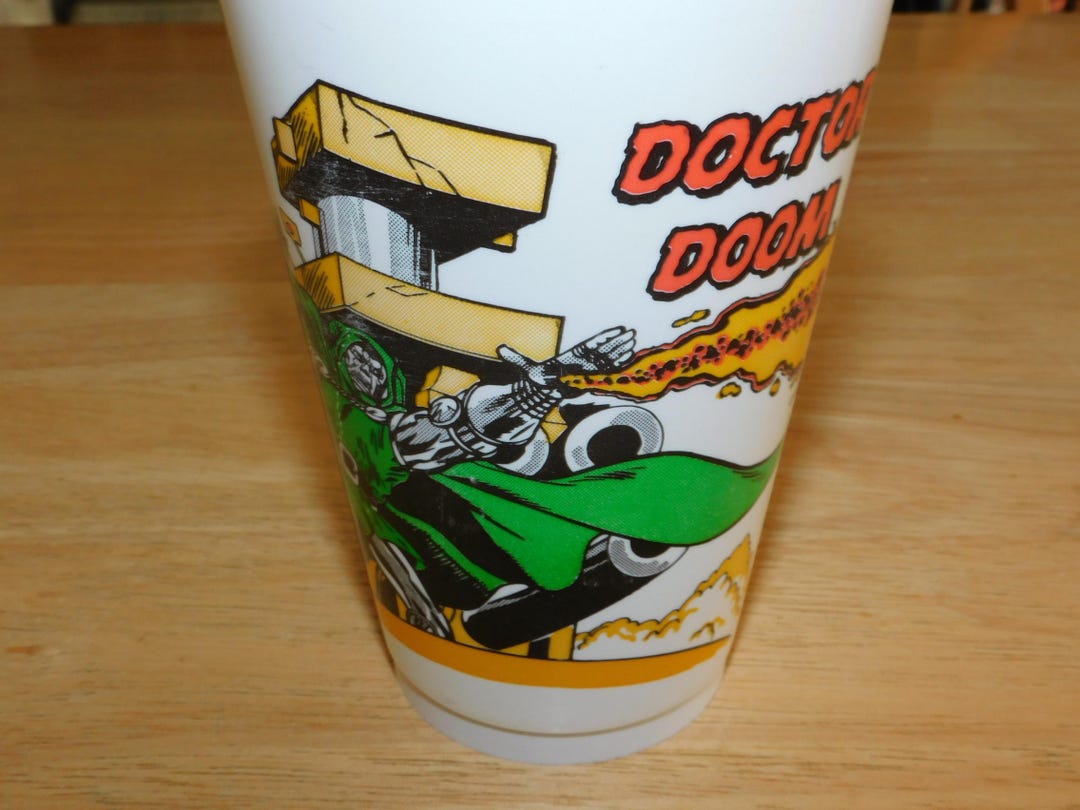 1977 Doctor Doom Vs Namor the Sub Mariner 7-11 Marvel Cup - Vintage 70s ...
