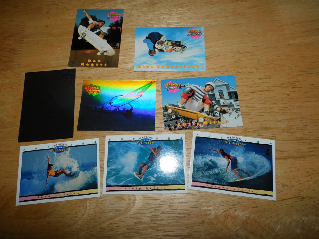Trading Card Lot - Surfers + Skateboarders - Vintage 90s - Etsy