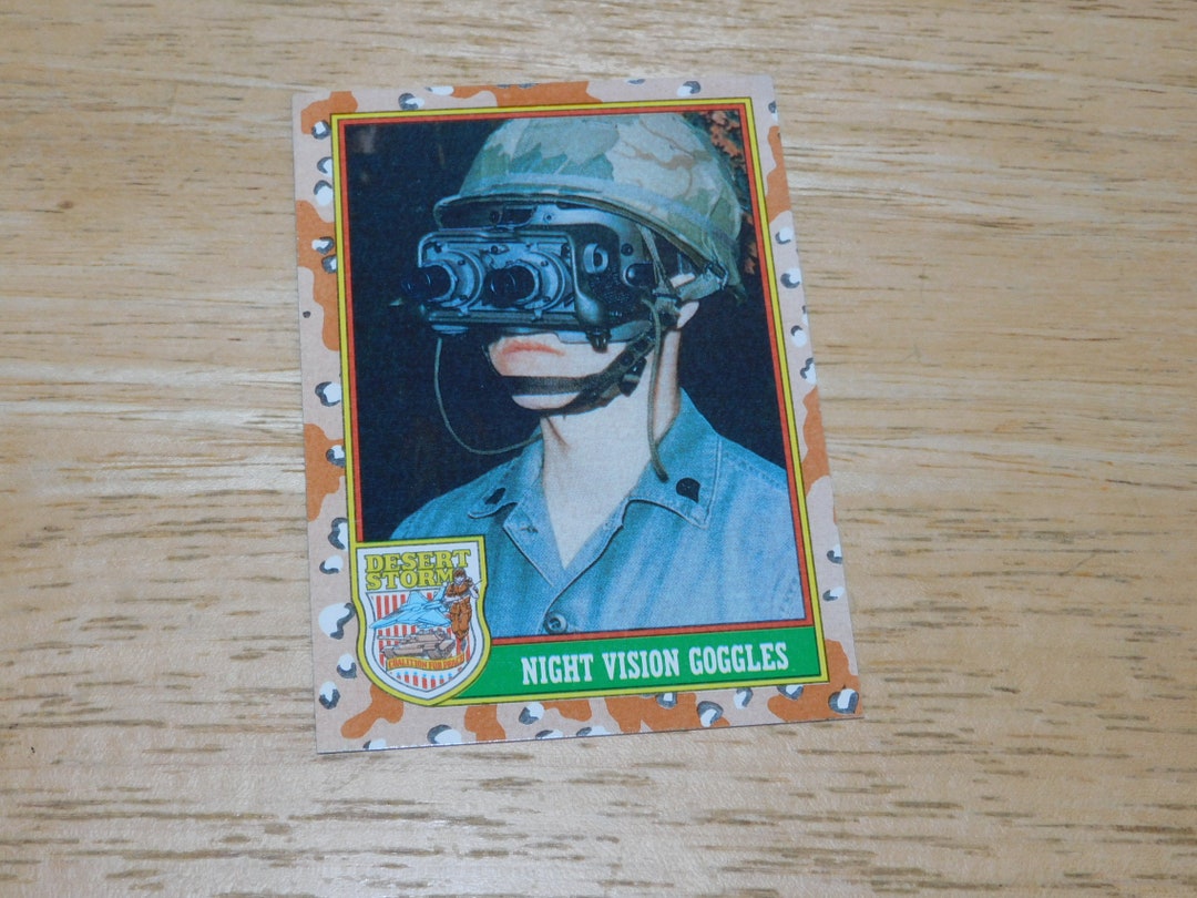 NIGHT VISION GOGGLES Desert Storm Trading Card - Garden State Movie ...