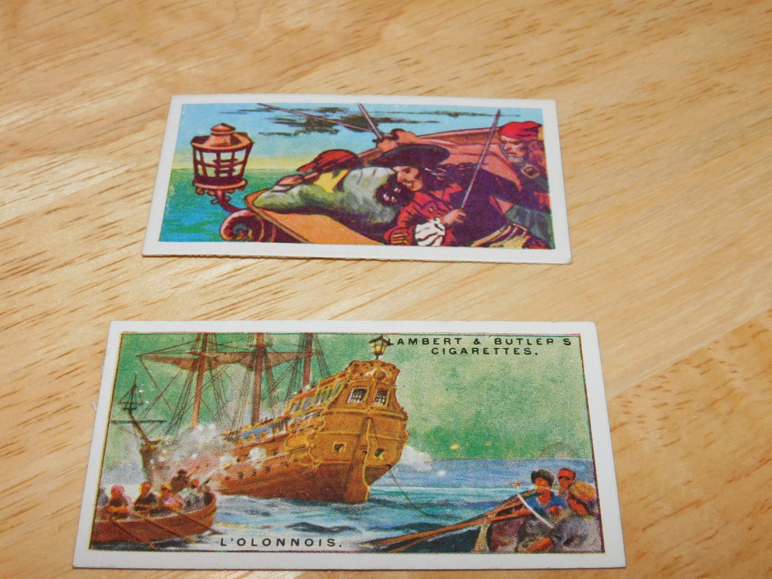 1920s PIRATE Francis L'olonnois Trading Card Lot - Vintage Antique ...