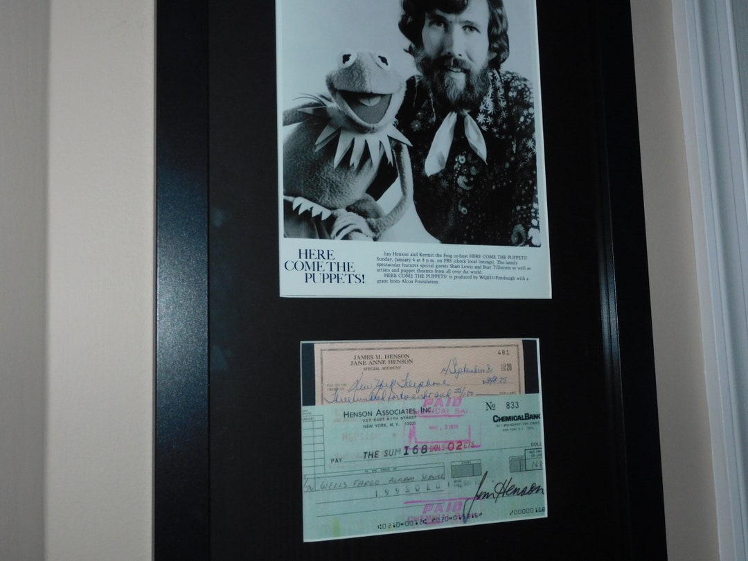 Jim Henson Autograph the Muppets Creator 8x10 Photo With Kermit ...