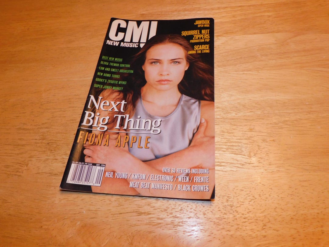 1995 CMJ Magazine - Fiona Apple, Jawbox, Squirrel Nut Zippers, KFMDM ...