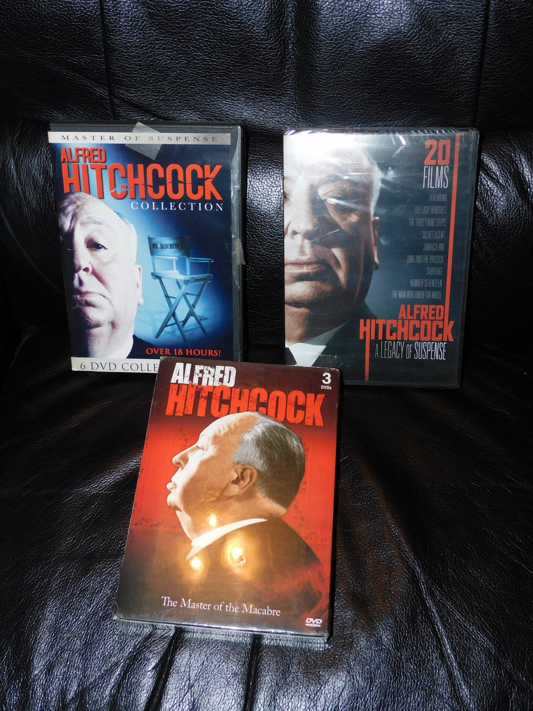 3 DVD Box Sets Alfred Hitchcock 30 Movies Horror/suspense/mystery - Etsy