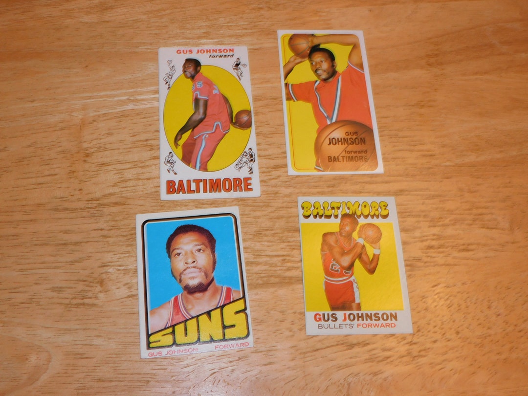 1960s Gus Johnson OG BACKBOARD BREAKER Basketball Card Lot With Rookie ...