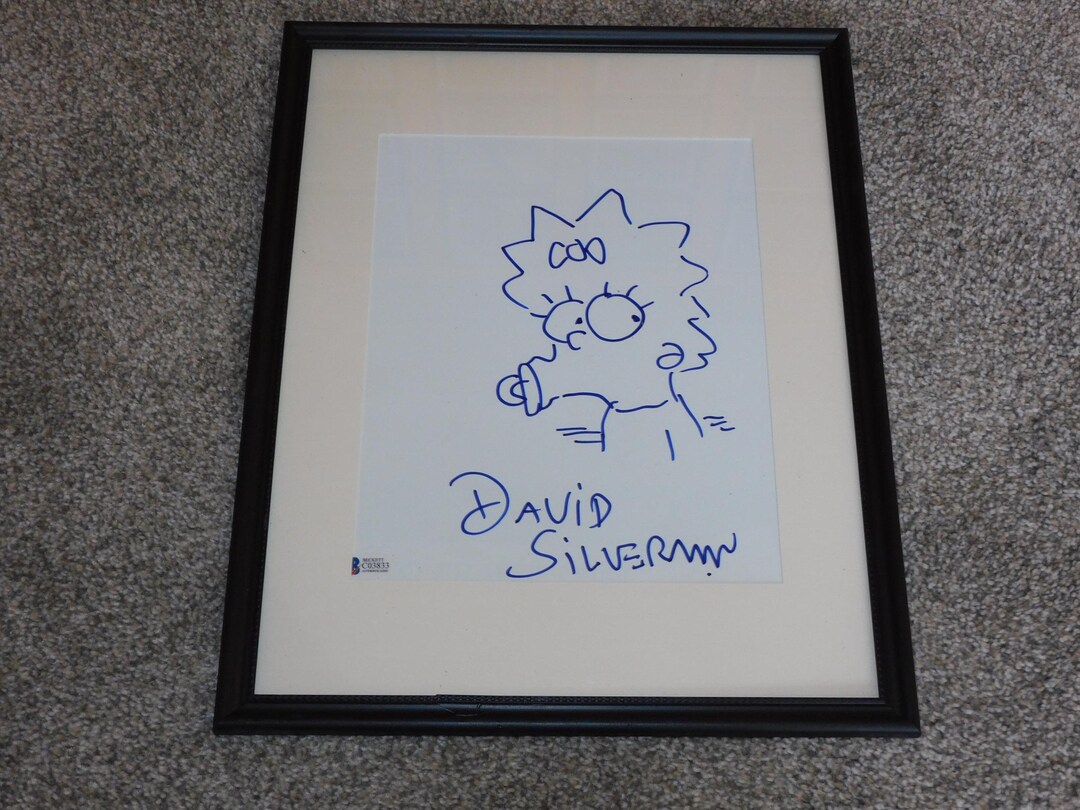 Maggie Simpson Signed Sketch by the Simpsons Animator/director/artist ...