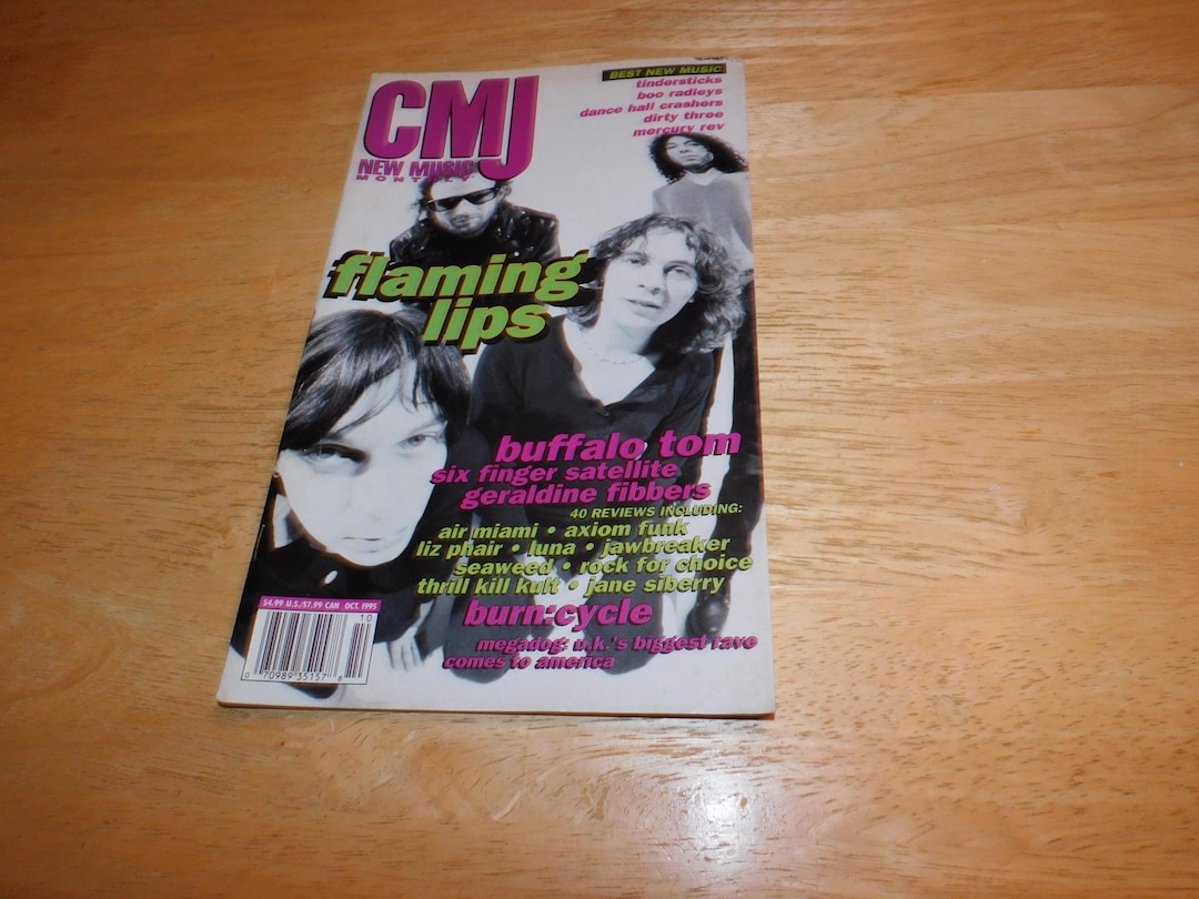 1995 CMJ Magazine - Flaming Lips, Liz Phair, Jawbreaker - Vintage Music ...